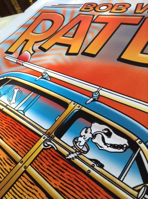Bob Weir and Ratdog San Diego 2014 poster - John Warner Studios